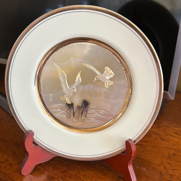Accents | Keito Ltd Edition Chokin Plate And Stand | Poshmark
